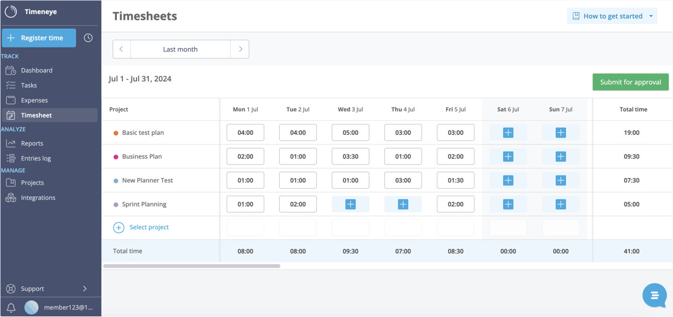 How to submit Time and Expenses for approval