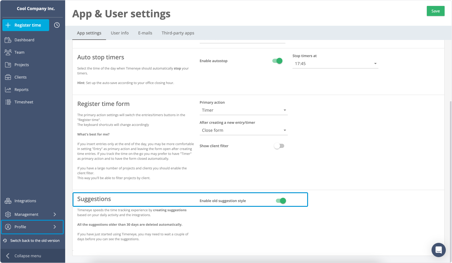 Outlook Calendar integration